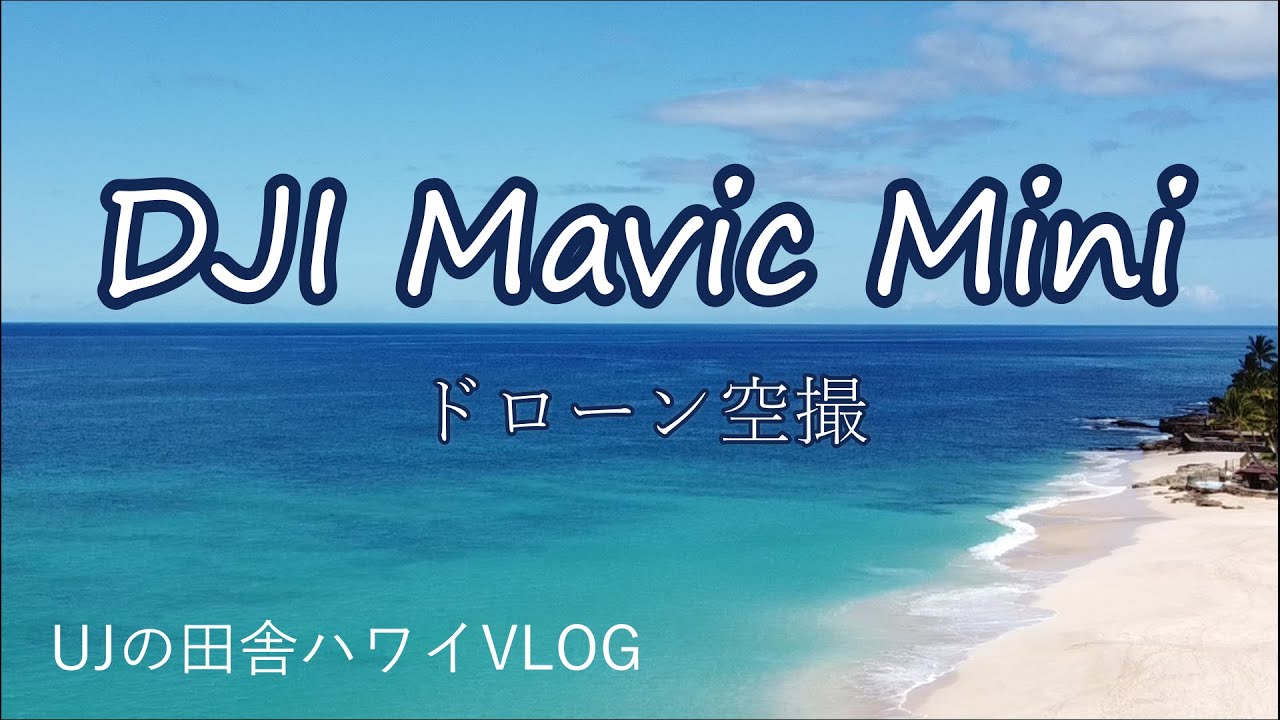 【DJI Mavic Mini】Papaoneone Beach, HAWAII - YouTube