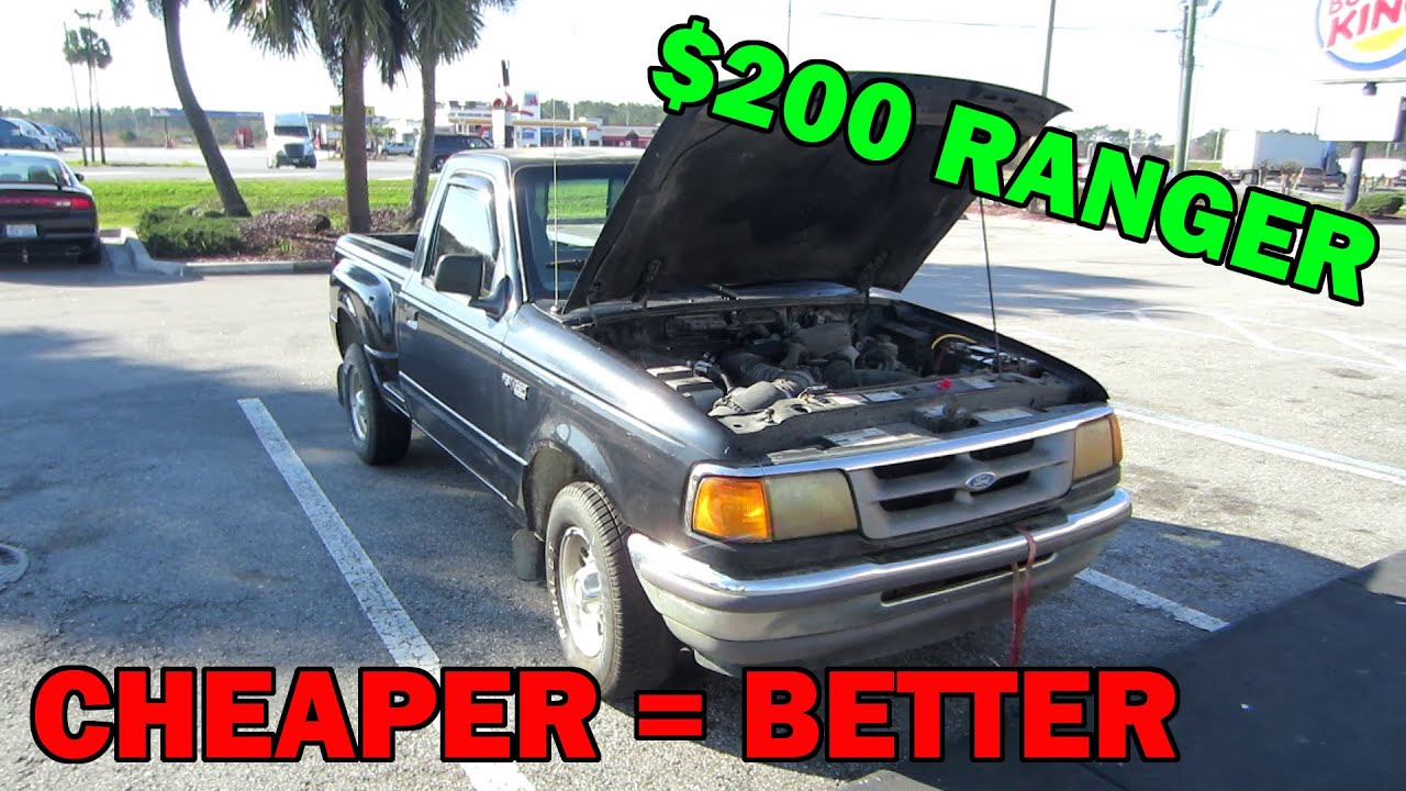 We bought a $200 Ranger and drove it 2 1/2 hours home - YouTube