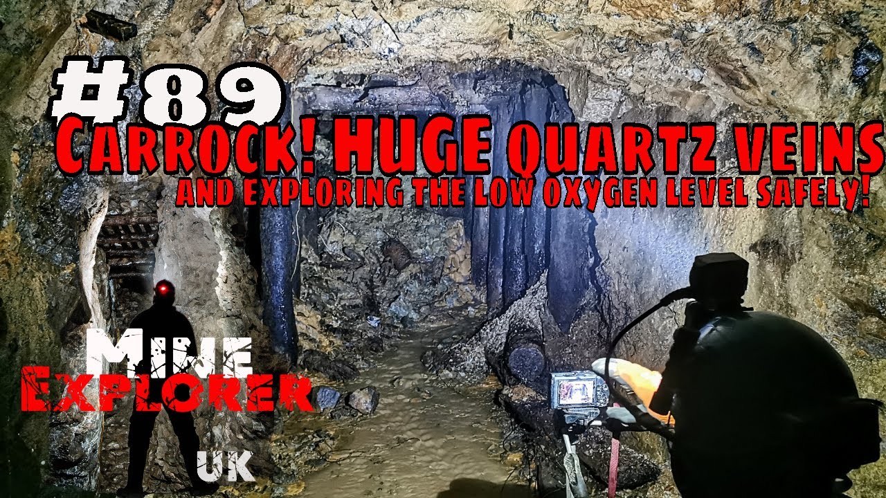 #89 Carrock mine, Huge quartz veins and the low oxygen level. - YouTube