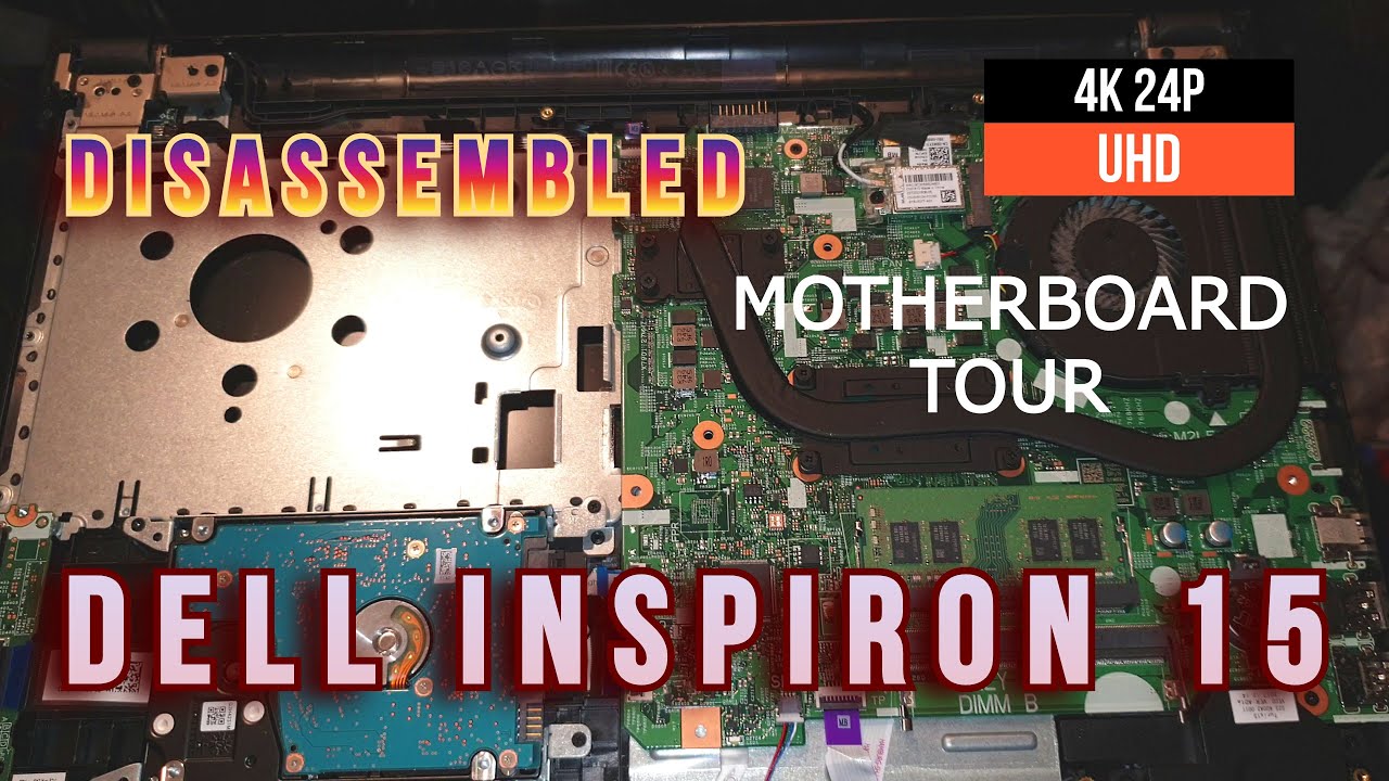 Inside the Dell Inspiron 15 disassembled recycled ♻ - YouTube