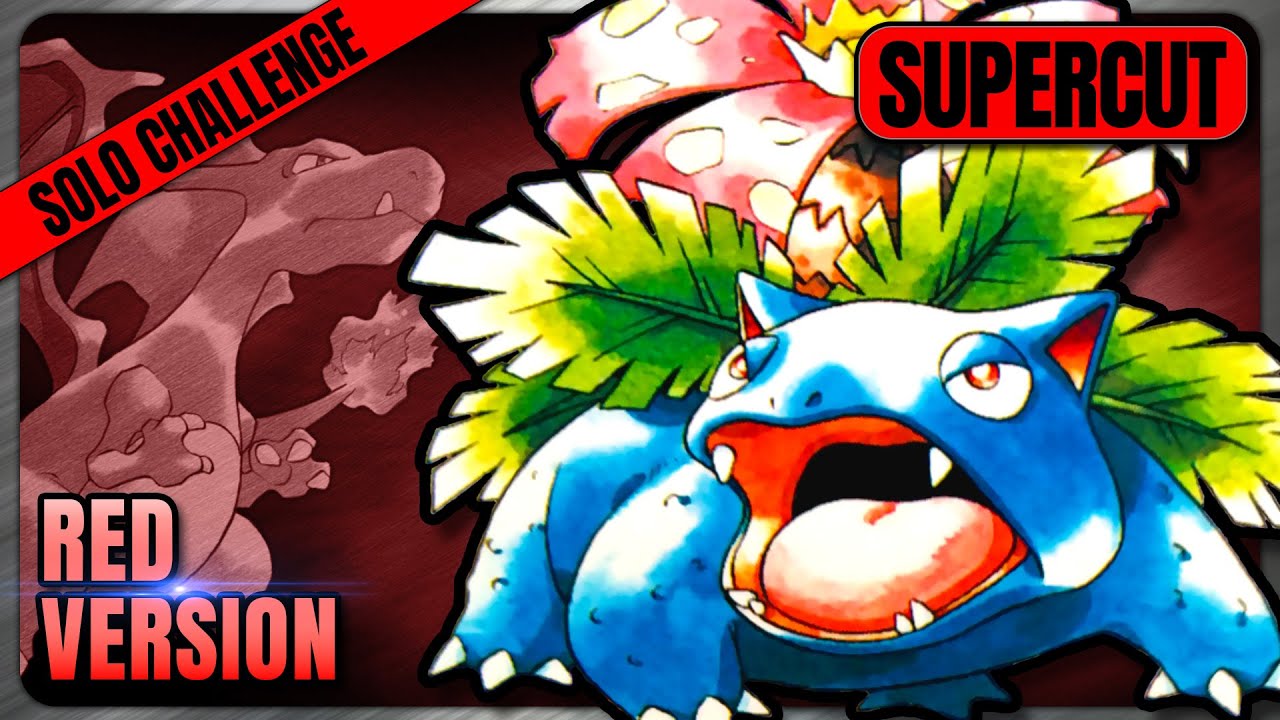 Venusaur Only - Pokemon Red - Stream Supercut - YouTube