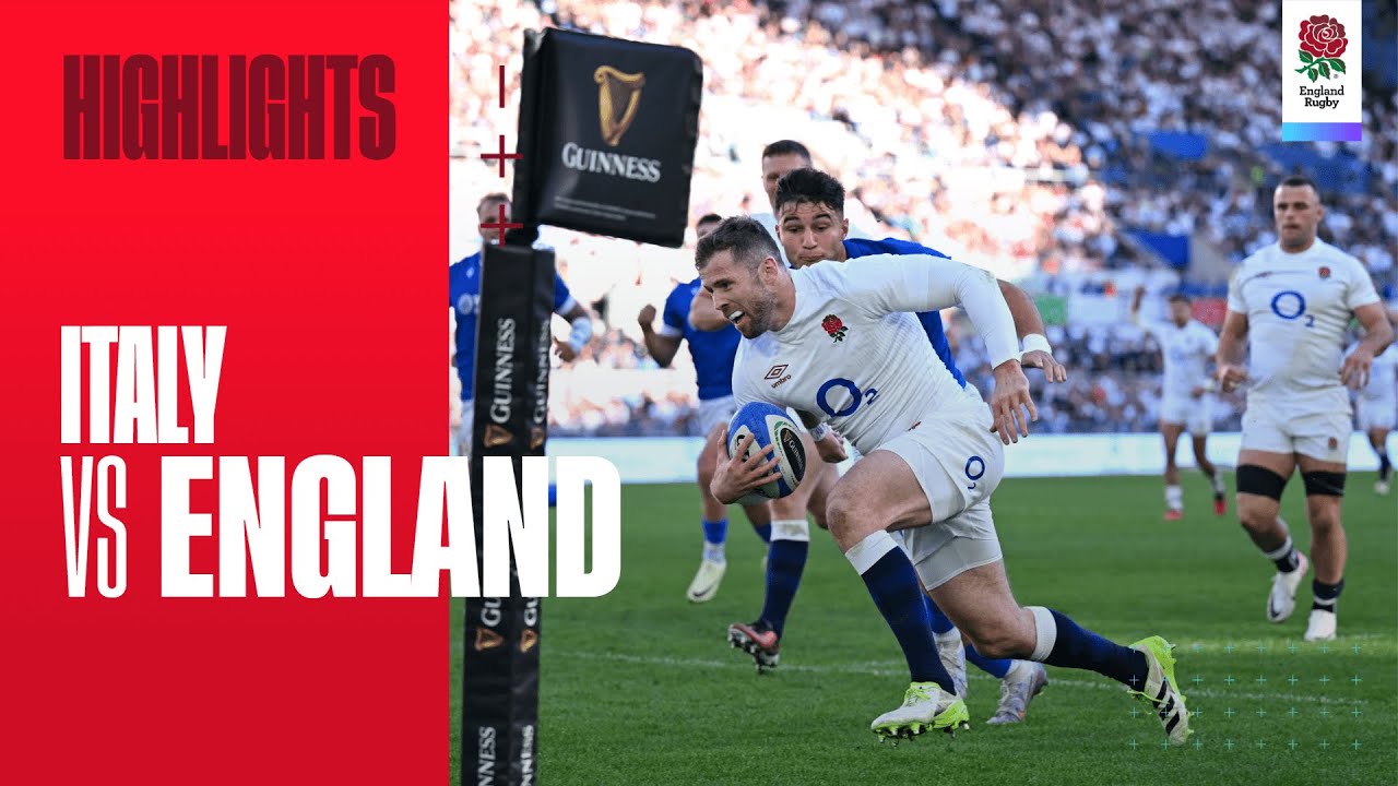 Highlights | Italy v England | Guinness Men's Six Nations - YouTube