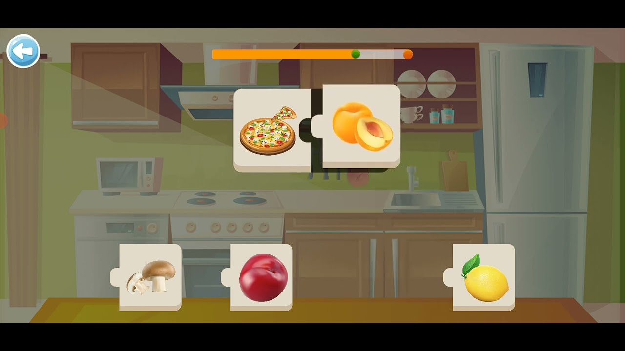 gema food puzzle kids/menyusun makanan - YouTube