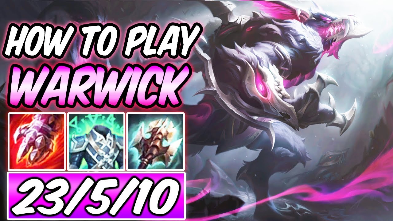HOW TO PLAY WARWICK JUNGLE DIAMOND GUIDE | Build & Runes | OLD GOD ...