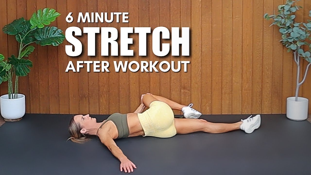 6 MIN STRETCH ROUTINE AFTER WORKOUT | Cool Down - YouTube