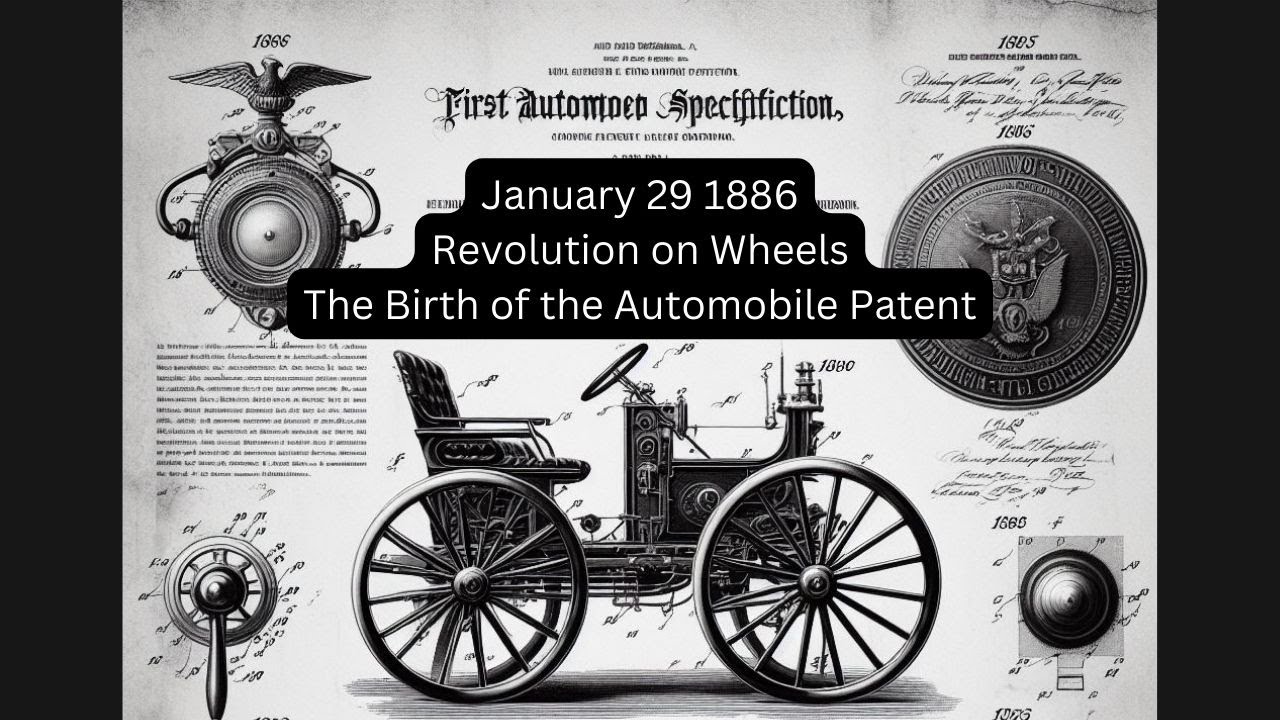 Revolution on Wheels: The Birth of the Automobile Patent - January 29 ...