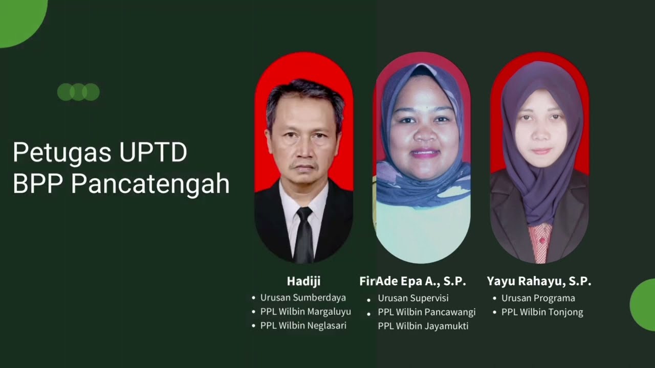 Profil UPTD BPP Pancatengah - YouTube