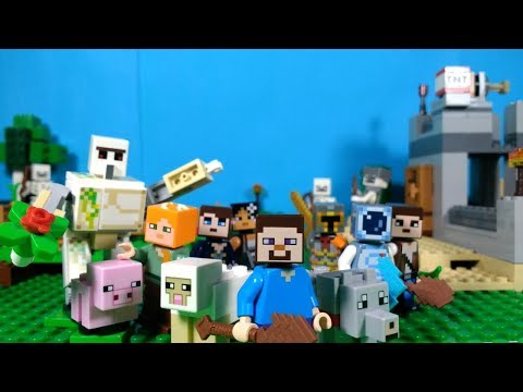 Lego Minecraft Stop Motion Compilation 1 - YouTube