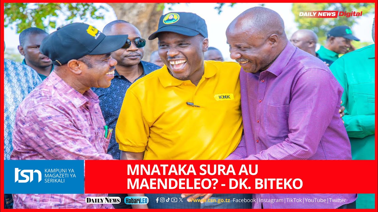 MNATAKA SURA AU MAENDELEO? - DK. BITEKO - YouTube