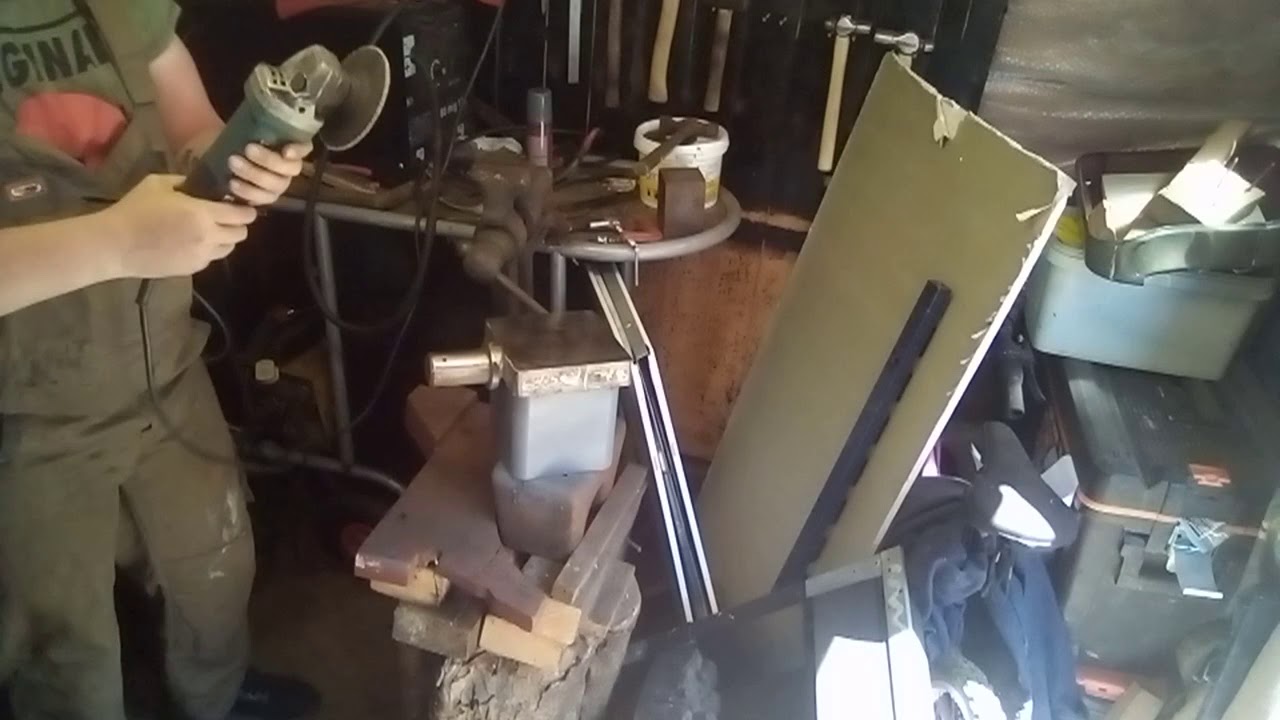 homemade anvil 3 - YouTube