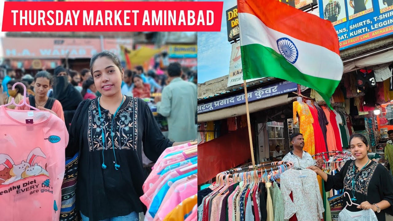 Aminabad Thursday Market || Explore Aminabad || Lucknow ki सबसे सस्ती ...