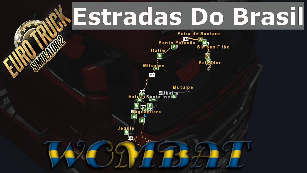 ETS2 1.32 - Mapa EBR aka Estradas Do Brasil v1.4.3 - YouTube