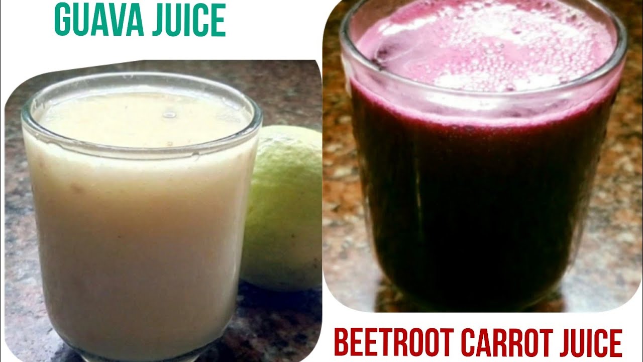 Guava juice and beetroot carrot juice| Healthy drinks #shorts - YouTube