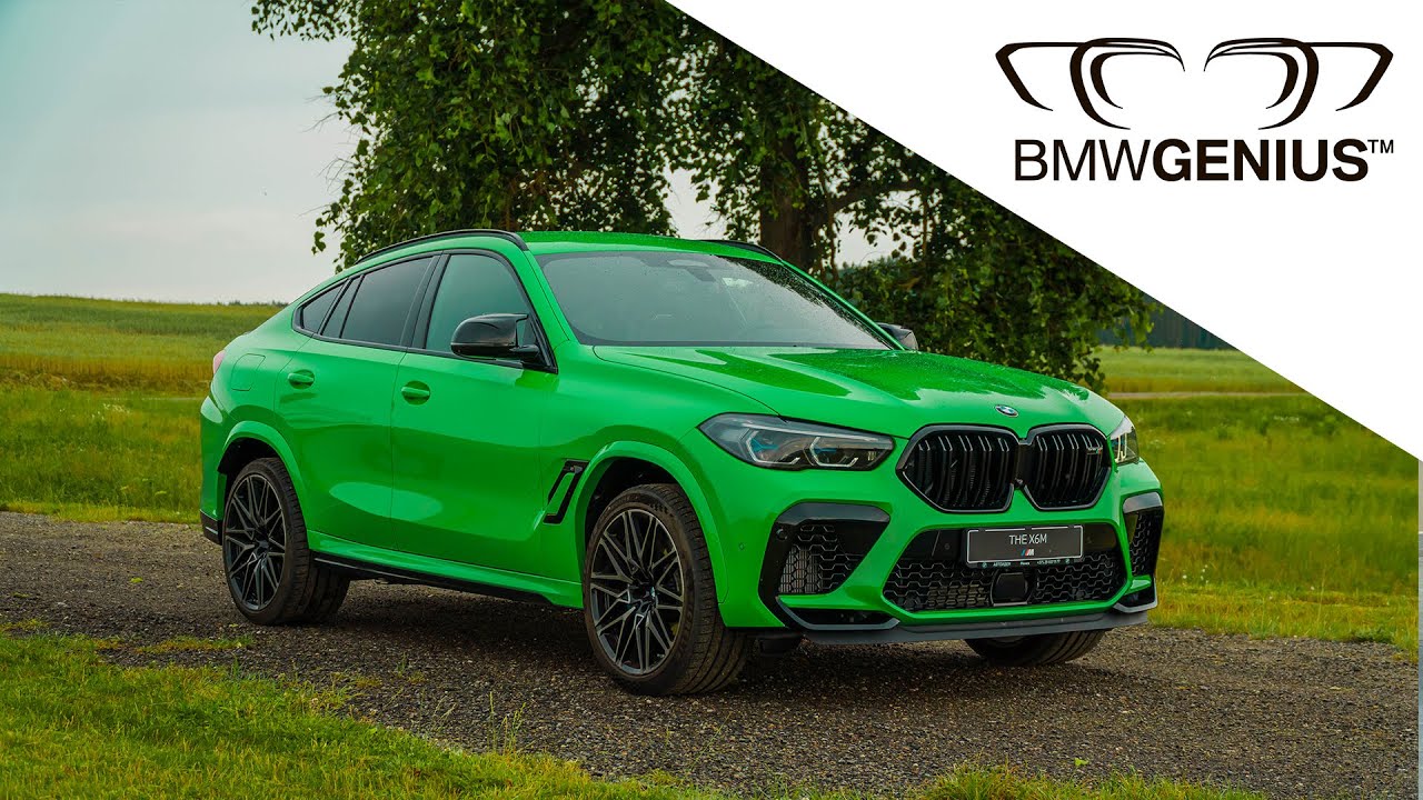Самый спортивный кроссовер от BMW - X6M в уникальном цвете Signal Green ...