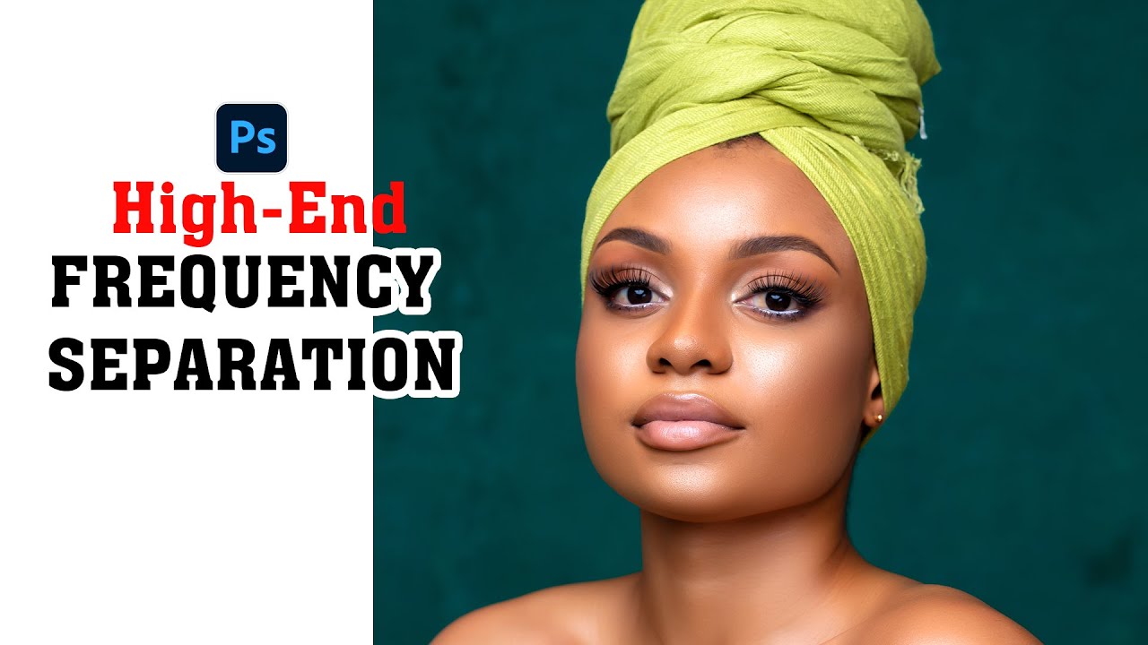 How To Photo Retouching high-end FREQUENCY SEPARATION |Photoshop ...