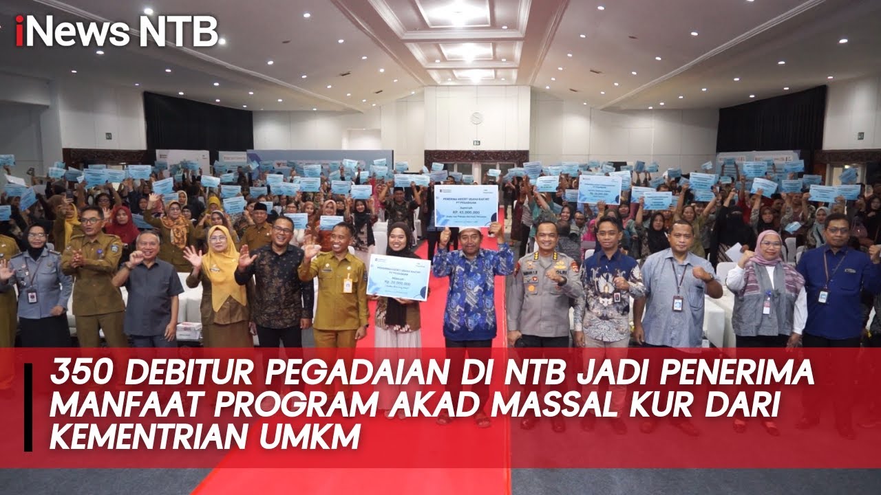 350 Debitur Pegadaian di NTB Jadi Penerima Manfaat Program Akad Massal ...