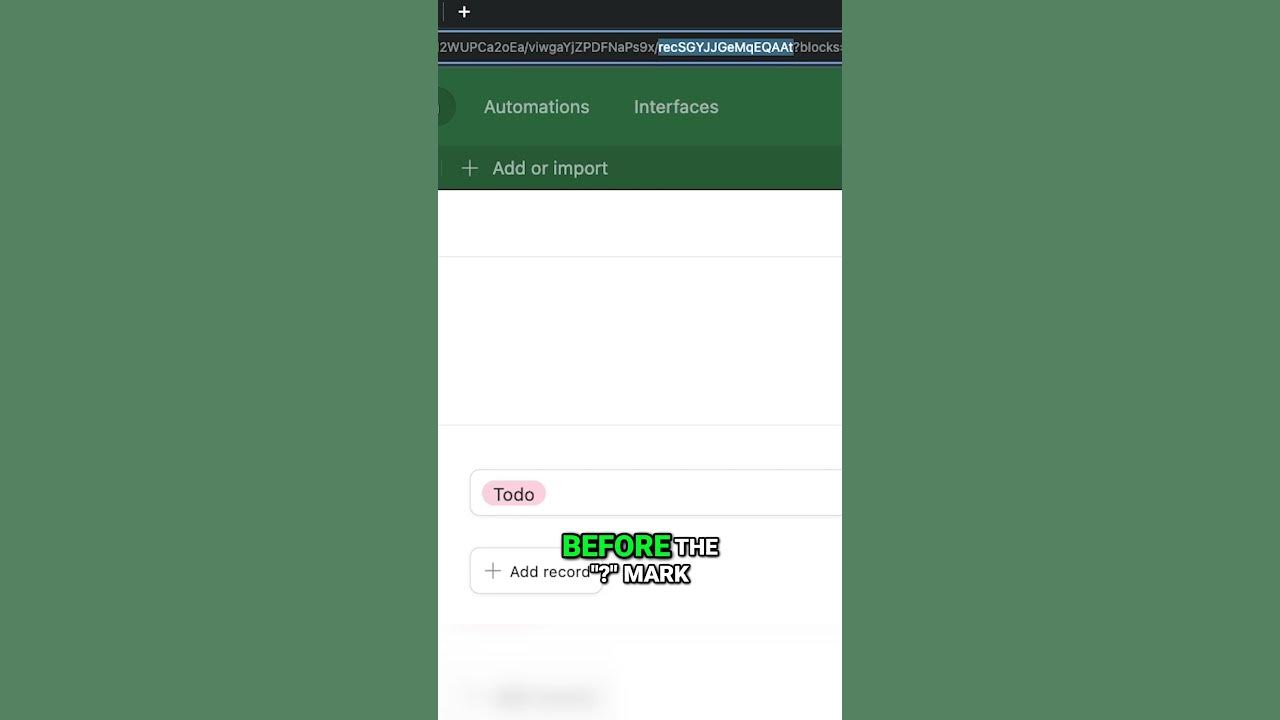 How to find a Record ID in Airtable - YouTube