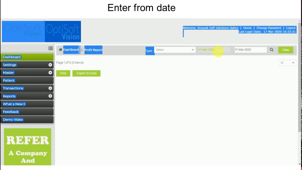 Optical Retail Shop Inventory Management Software - Profit Report - YouTube