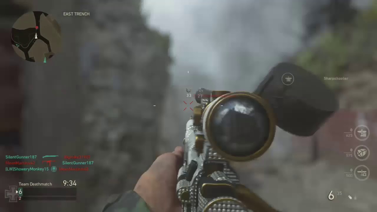 COD WW2 quickscoping.. - YouTube