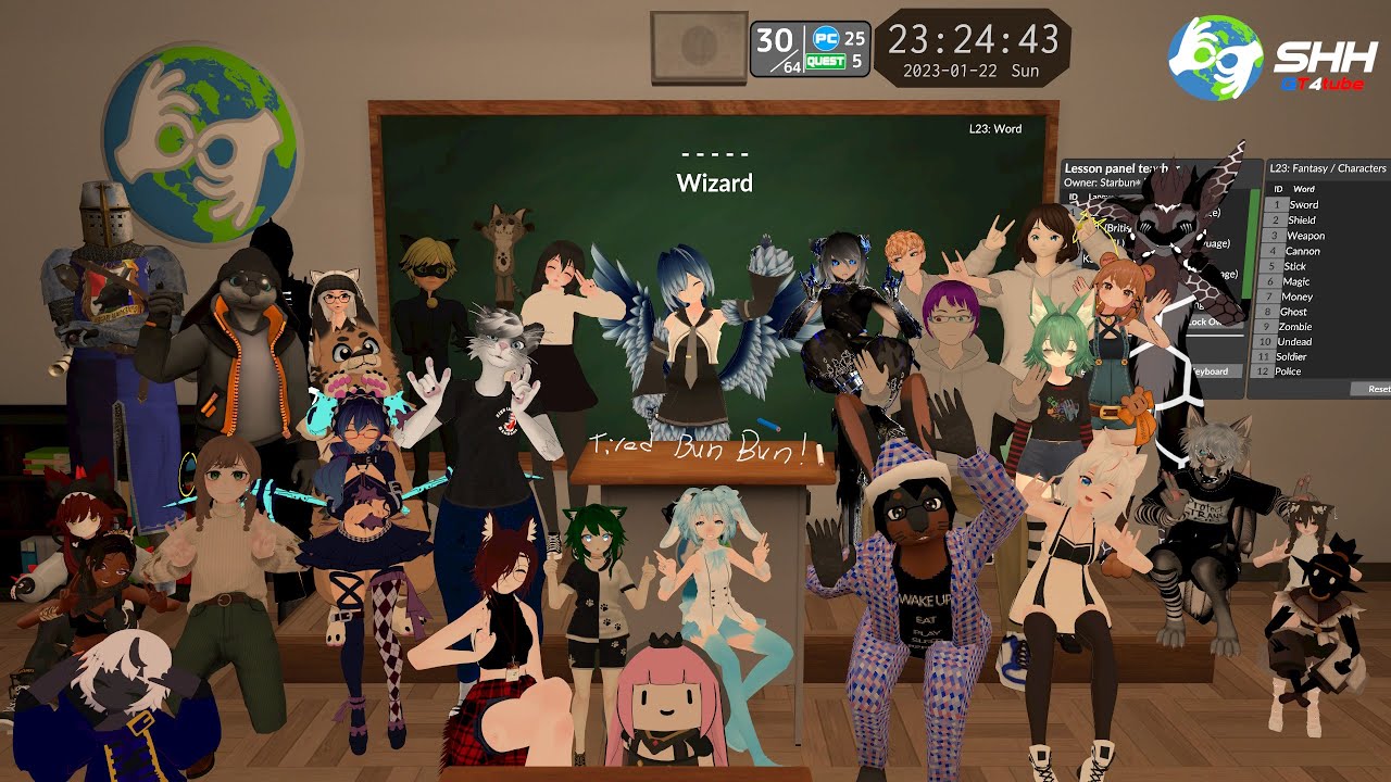 Helping Hands ASL VRChat class 22-01-2023 - YouTube