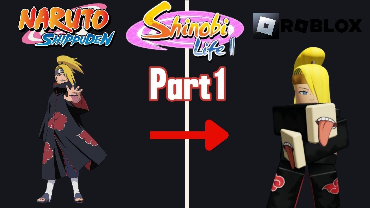 Becoming Deidara in Roblox Shindo Life Part 1 - YouTube