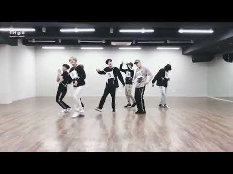BTS- 'Mic Drop' dance practice [MIRRORED] (STEVE AOKI remix version)