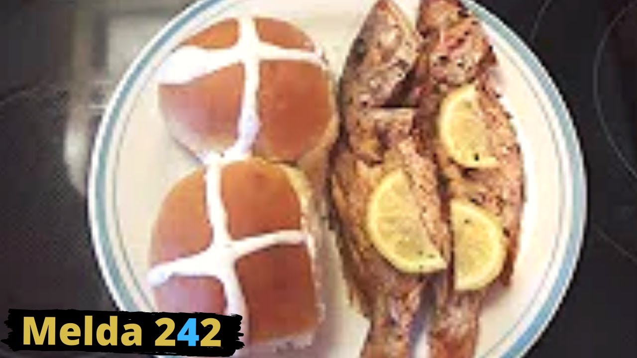 A Good Friday Traditional Meal | Fried Fish and Hot Cross Buns BAHAMIAN ...