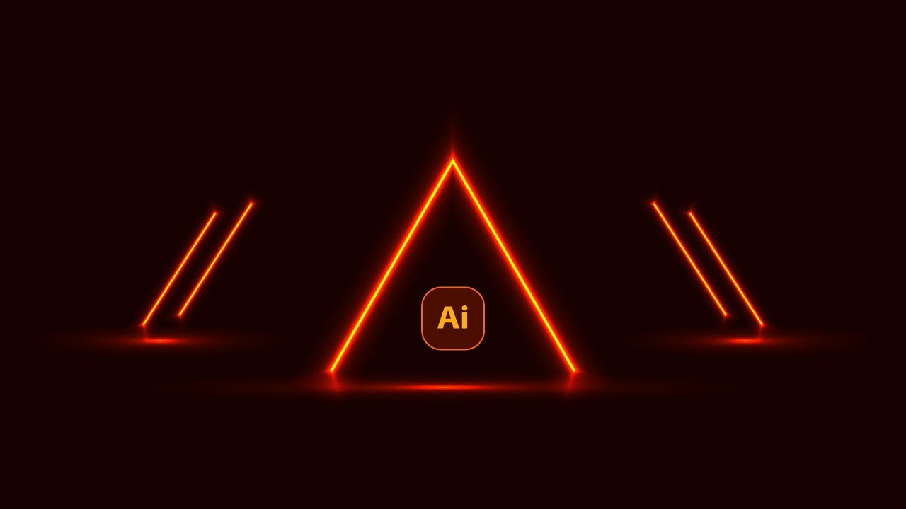 Neon Light Effect in Illustrator | AnchorPoint - YouTube