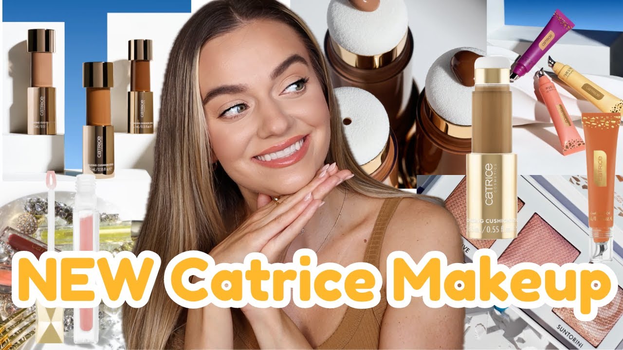 NEW Catrice Makeup Review! Highlighter Palette, Bronzing Cushion stick ...
