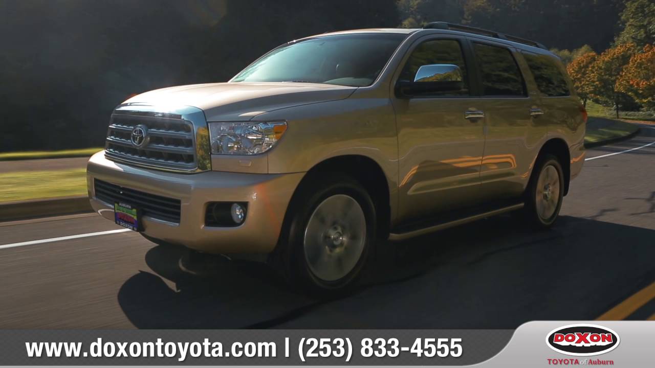 2016 Toyota Sequoia Review | Doxon Toyota of Auburn - YouTube