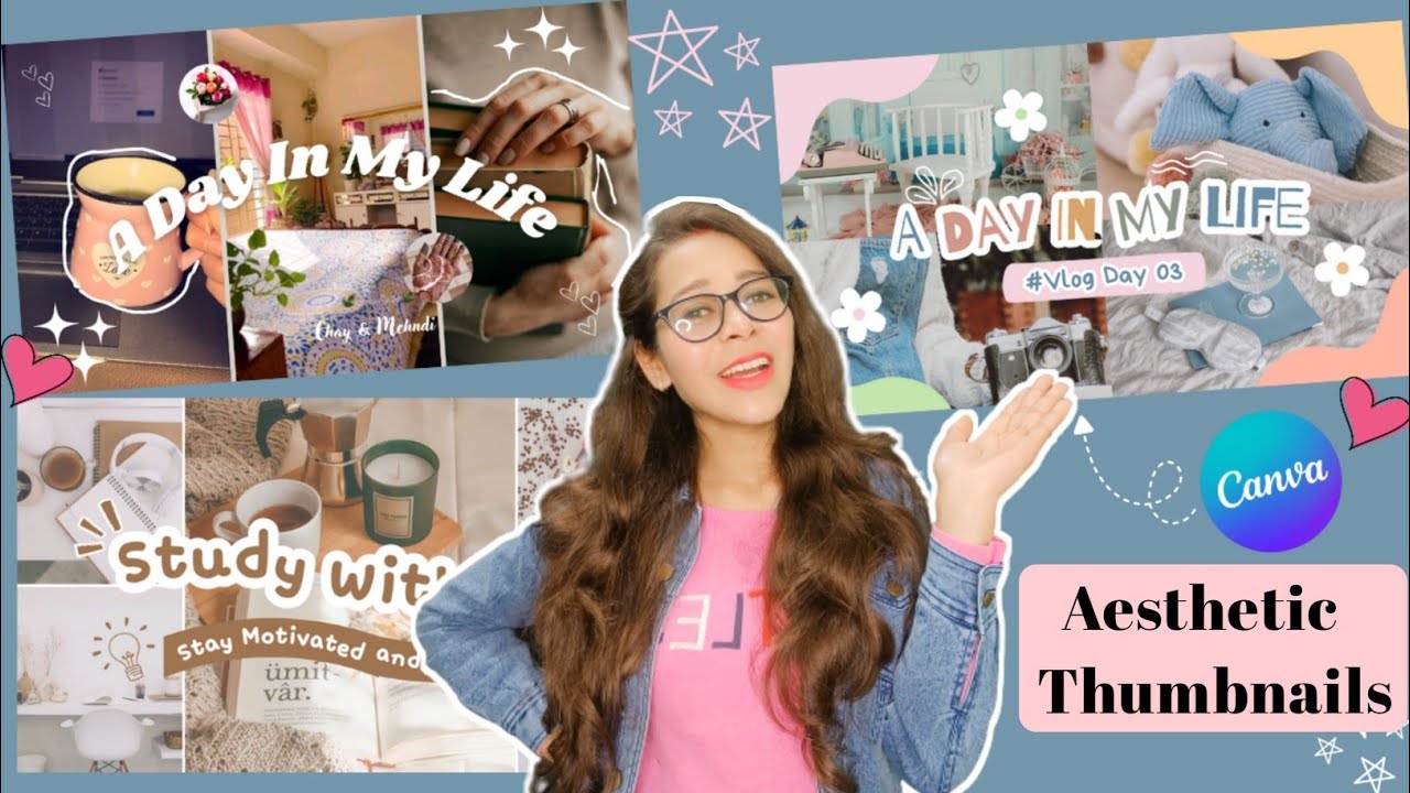 HOW TO MAKE AESTHETIC THUMBNAILS | Youtube Thumbnail Ideas | Aesthetic ...