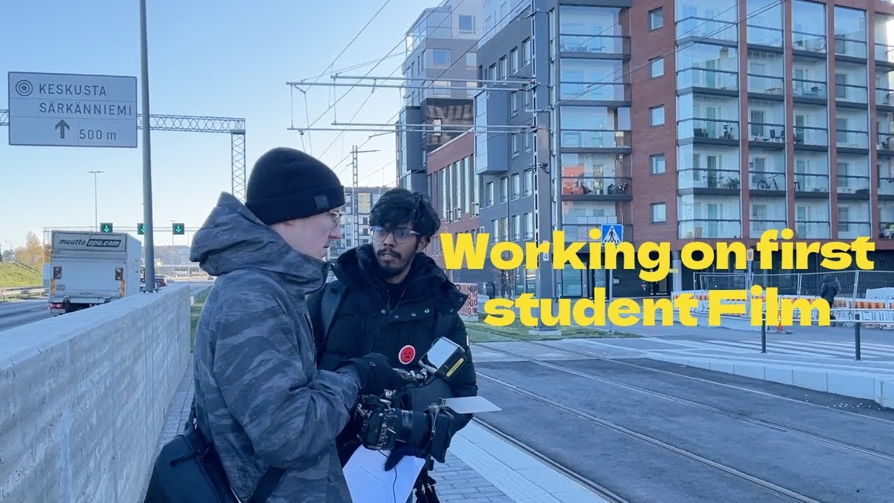 Experience with my first student film (Vlog) - YouTube
