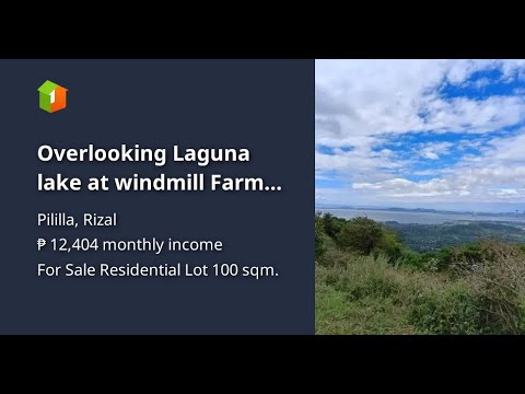 Overlooking Laguna lake at windmill Farm in Pililla Rizal - YouTube