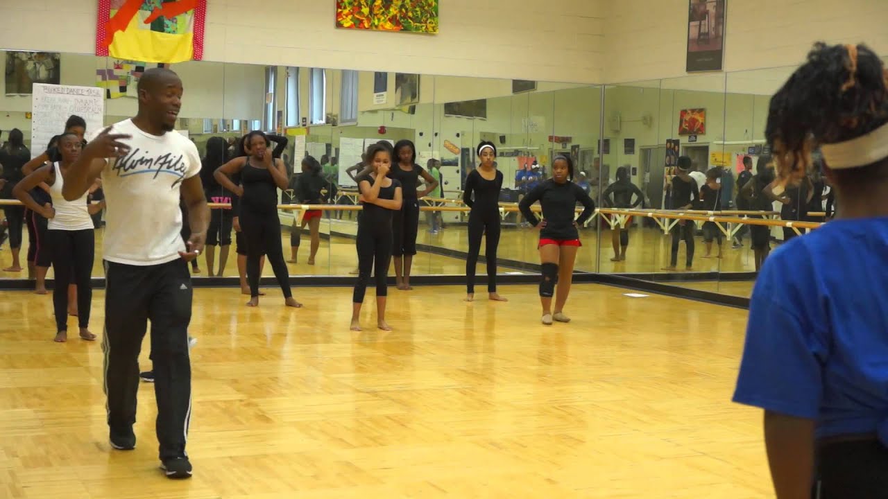 Alvin Ailey Revelations Project visits Spain School - YouTube