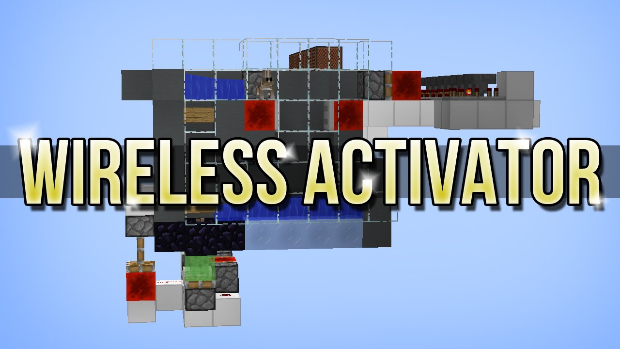 Wireless Activator in Survival Minecraft! - YouTube