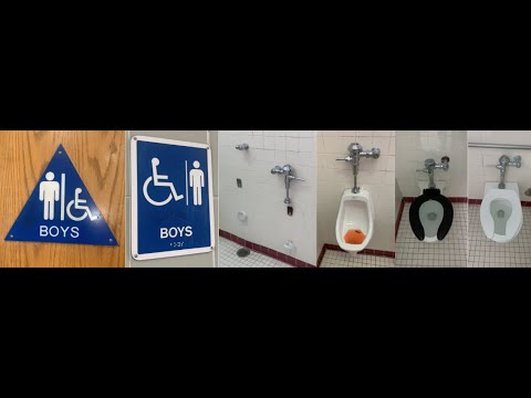 High School Music/Performing Arts Area Boy's Restroom Reshoot 2 - YouTube