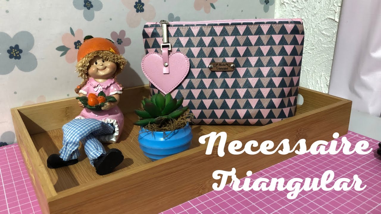 Necessaire Triangular Fácil e sem Viés #necessairefacil - YouTube