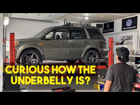Inspecting Underneath the 15 Year Old 1st Gen Honda Pilot | Vlog - YouTube
