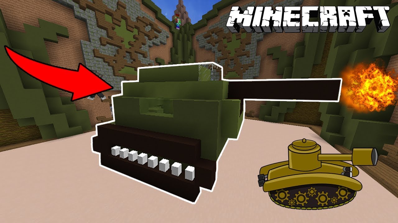 TANK PERANG SUPER PENGHANCUR - MINECRAFT BUILD BATTLE #5 - YouTube