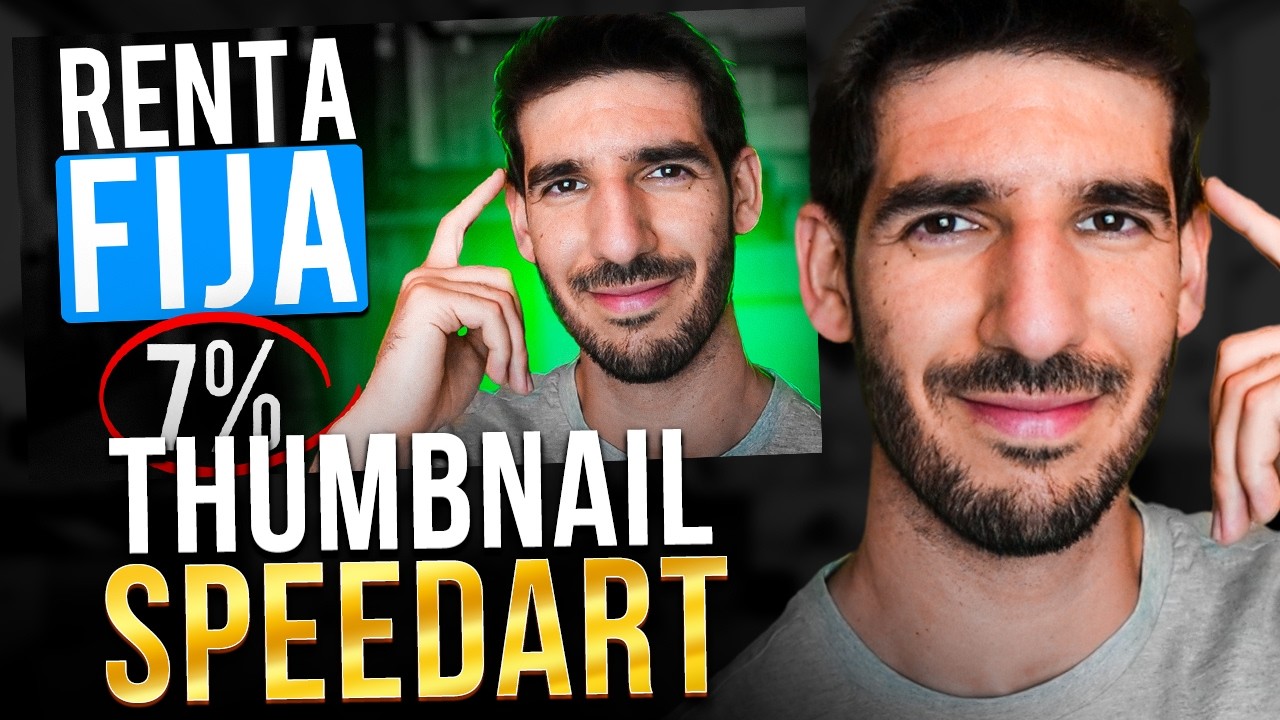 How I made a thumbnail for Invertir para Conseguir|Speed Art - YouTube