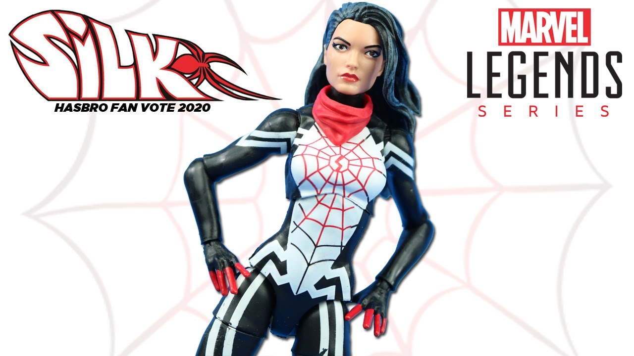 Marvel Legends SILK / TEIA DE SEDA Hasbro Fan Vote 2020 Action Figure ...