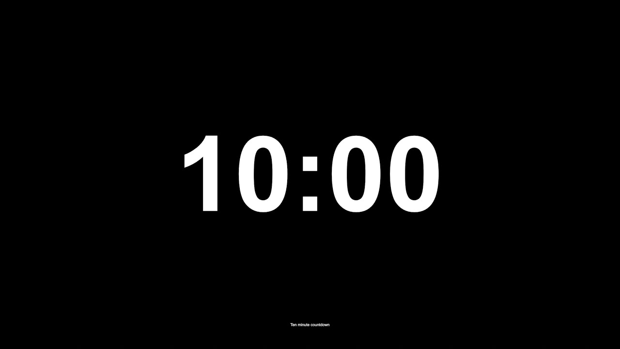 Ten minute countdown - YouTube