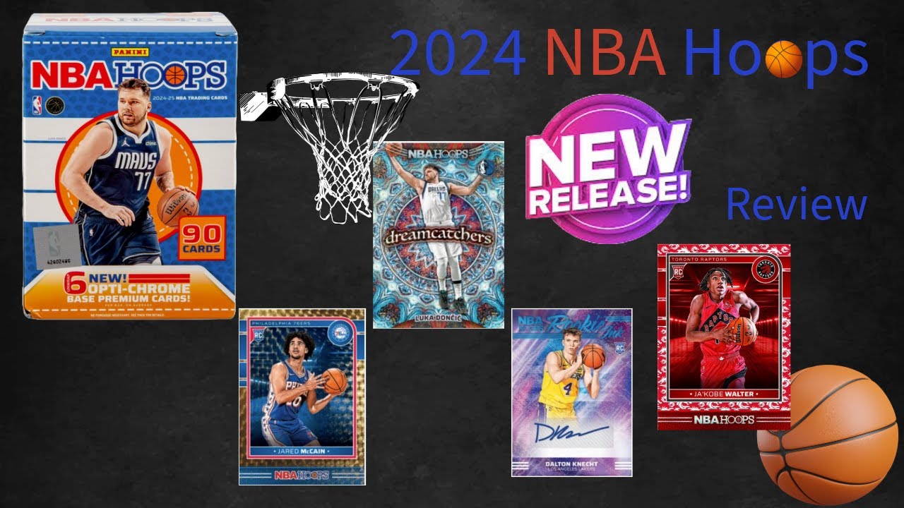 **NEW** 2024-25 NBA Hoops Basketball Blasters Review🏀 Please watch ...