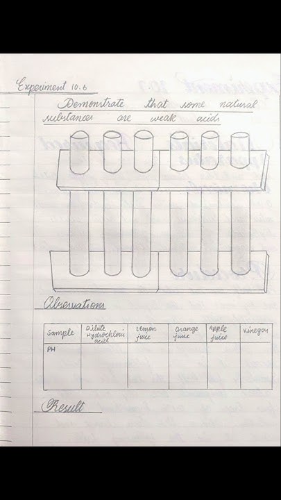 Practical no 10.6 class 10 chemistry practical copy #shorts #writing ...