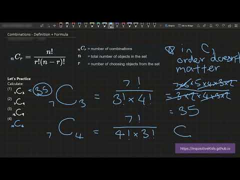 AMC8 Course | Combinations | Definition and Formula - YouTube