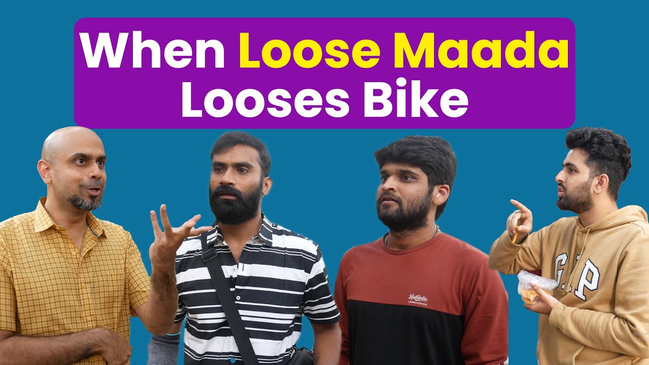 When 'Loose Maada' Looses Bike | Loose Maada Yogi | MetroSaga - YouTube