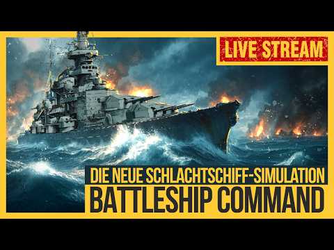 BATTLESHIP COMMAND ist da! Erstes Auslaufen der Scharnhorst | Neue Schlachtschiff-Simulation im 2.WK