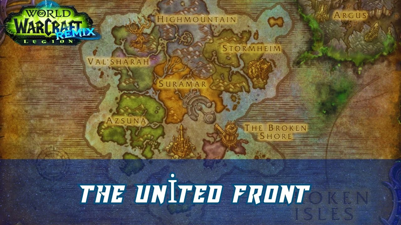 The United Front World Quest | Legion Remix - YouTube