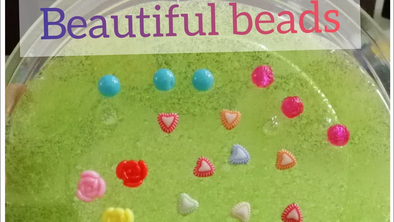 Beautiful beads😍+ Slime || Relaxing & satisfying - YouTube