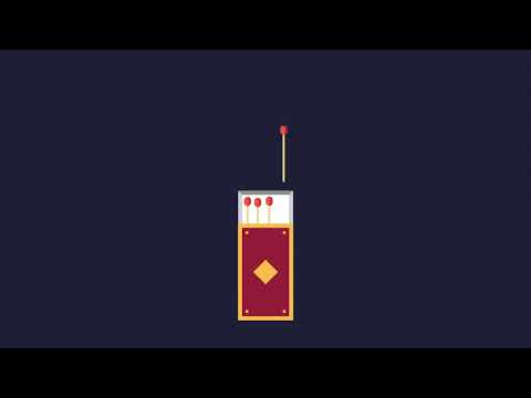 After Effects Kibrit Animasyonu Bitmiş Hali
